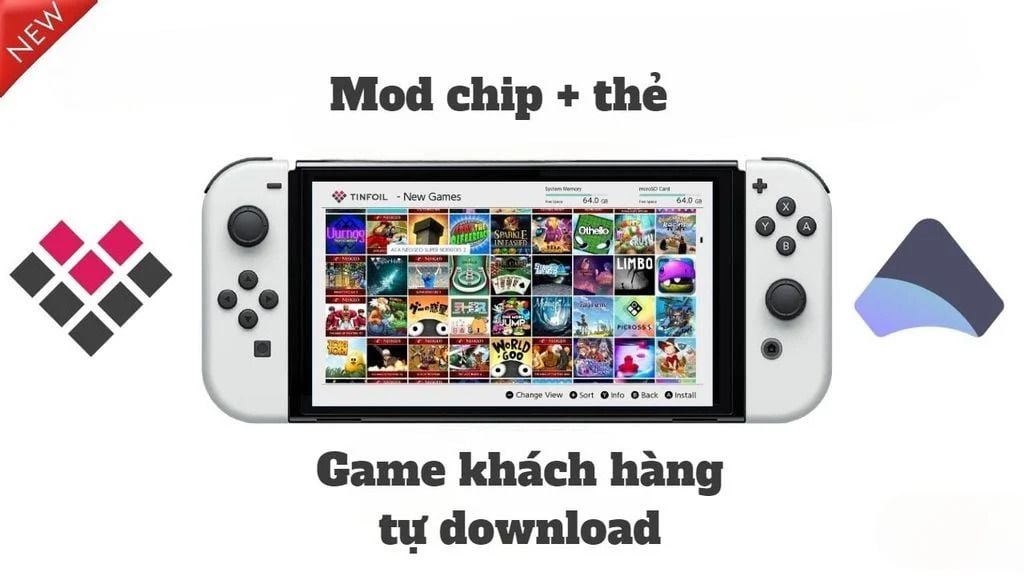 Máy Nintendo Switch Oled Mod Chip Hack phiên bản Splatoon 3 Edition Li ...