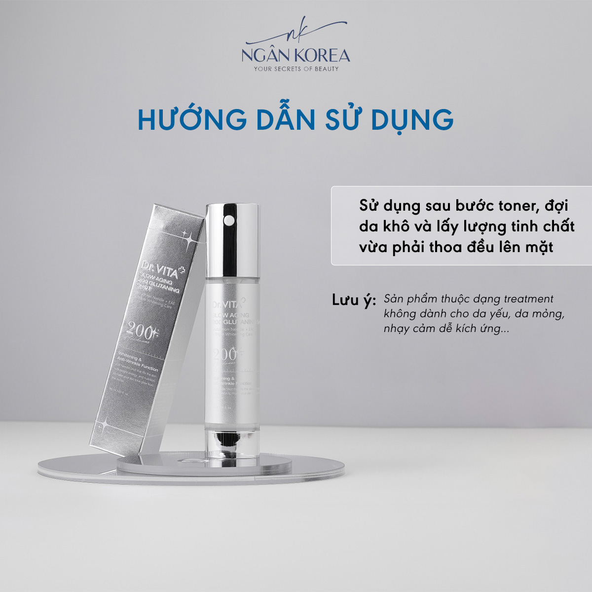 Siêu tinh chất Vi Kim 200 Glutaing Shot Daycell - Ngân Korea - Công ty ...