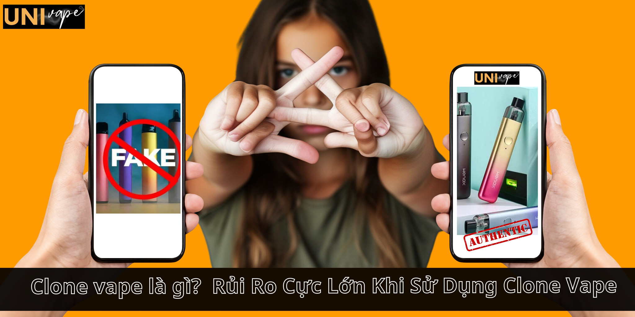 Clone Vape Là Gì? Rủi Ro Cực Lớn Khi Sử Dụng Clone Vape