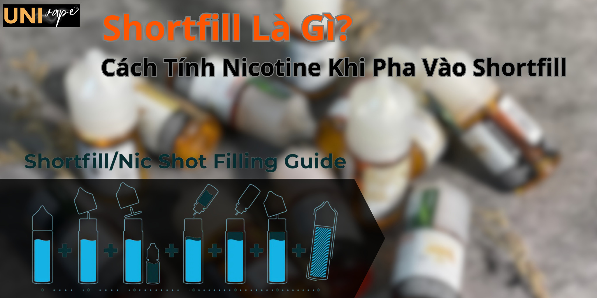 Shortfill Là Gì? Cách Tính Nicotine Khi Pha Vào Shortfill