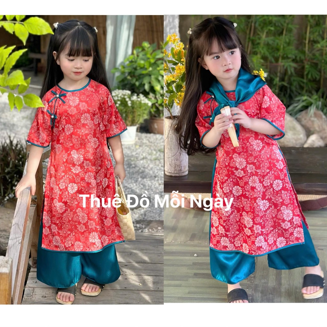 Áo dài cho bé – THUEDOMOINGAY