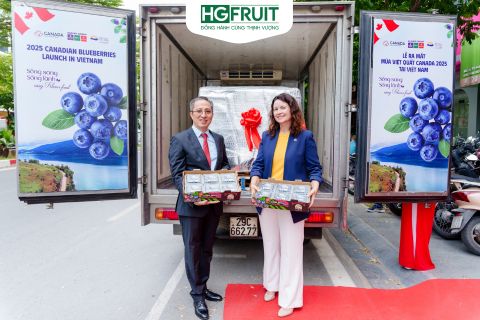 Lễ ra mắt mùa việt quất Canada 2025 tại Việt Nam – Hoàng Giang Fruit