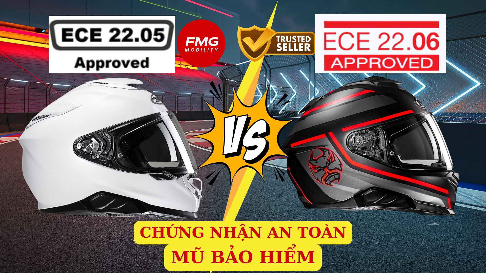Khác Biệt Giữa Chứng Nhận An Toàn ECE2.206 & ECE22.05 Trên Mũ Bảo Hiểm ...