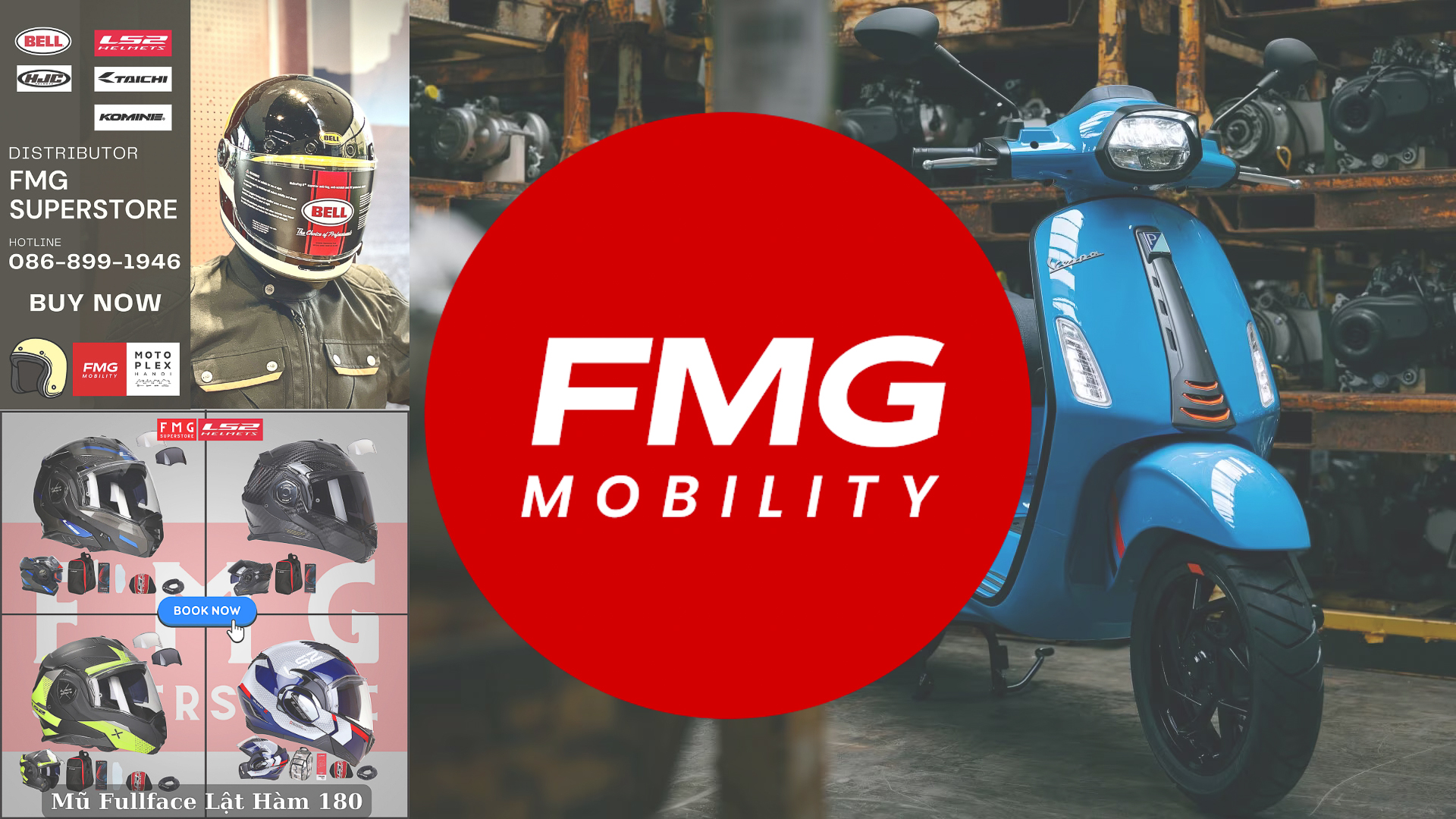 FMG MOBILITY Nhà Phân Phối Xe Gắn Máy, Mũ Bảo Hiểm, Đồ Bảo Hộ Moto