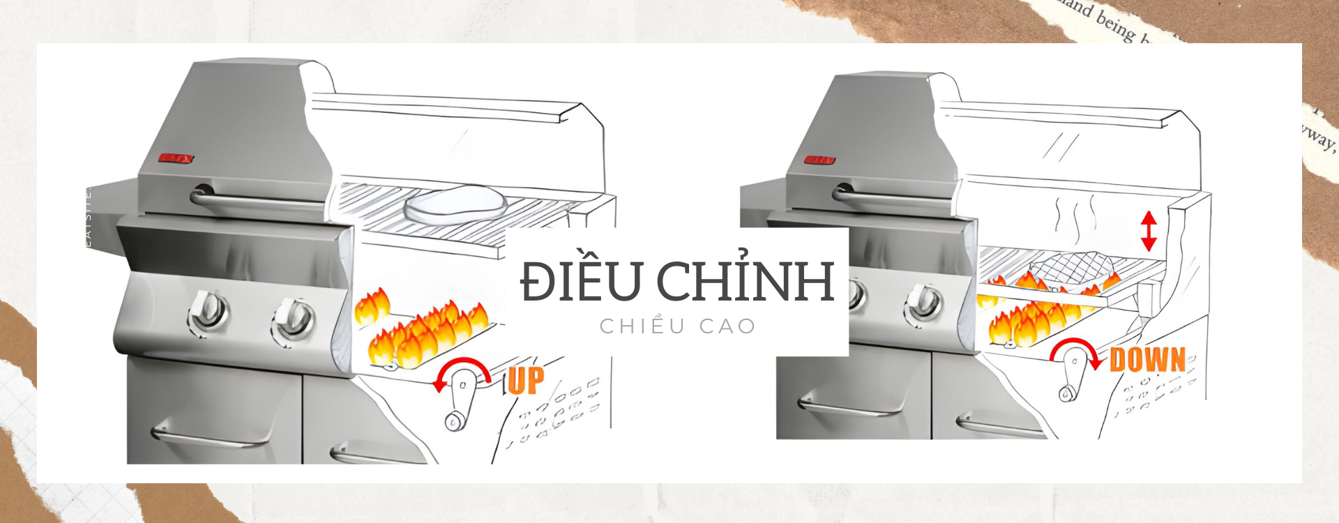 Lò nướng nâng hạ chiều cao / Adjust Height BBQ Grill – Firetango-Lò ...