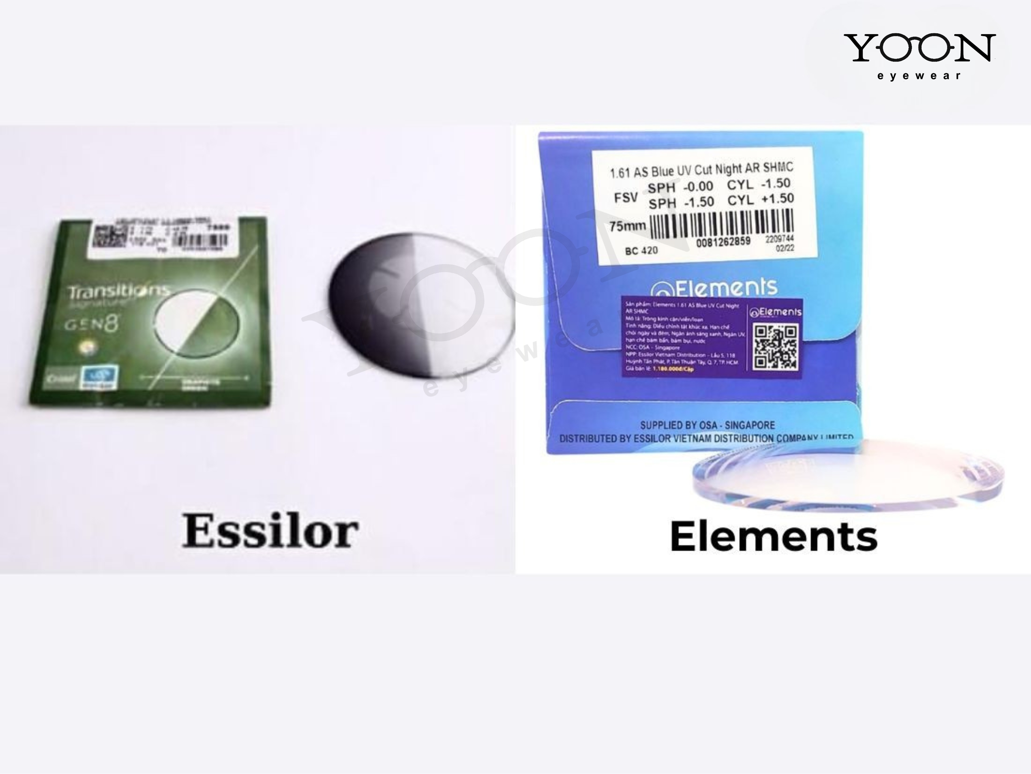 So Sánh Tròng Kính Essilor Với Elements? Loại Nào Là Sự Lựa Chọn Tốt? – Yoon