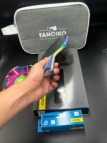 Combo cốt vợt Andro Treiber Q kết hợp đôi mặt vợt Andro Bype SFX – Nhân ...