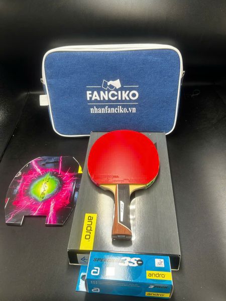 Combo cốt vợt Andro Treiber Z kết hợp đôi mặt vợt Andro Bype SFX – Nhân ...