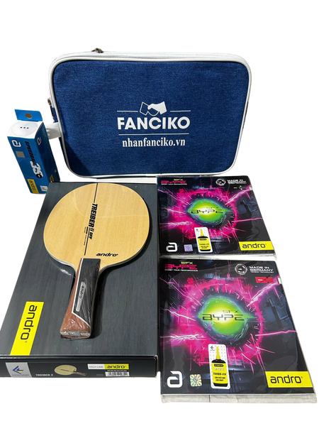 Combo cốt vợt Andro Treiber Z kết hợp đôi mặt vợt Andro Bype SFX – Nhân ...