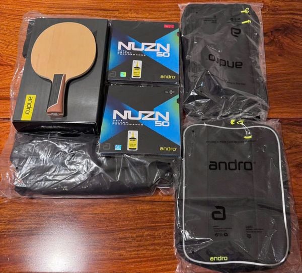 Combo cốt vợt Andro Treiber Z NP kết hợp đôi mặt Andro Nuzn 50 – Nhân ...