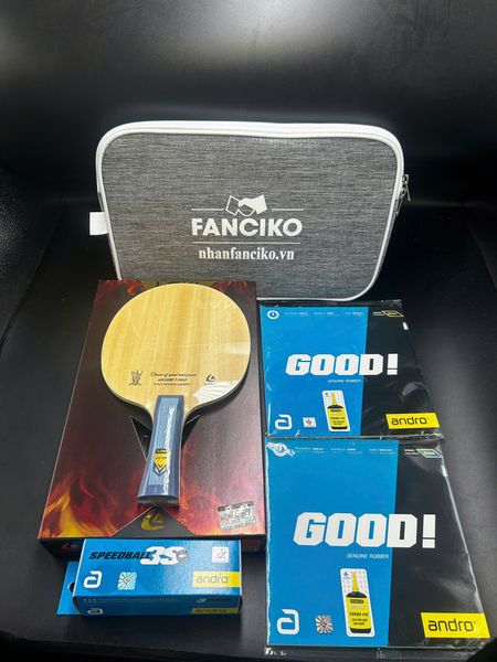 Combo cốt vợt Loki RXTON 7 PRO kết hợp đôi mặt vợt Andro Good – Nhân ...