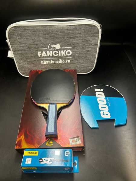 Combo cốt vợt Loki RXTON 7 PRO kết hợp đôi mặt vợt Andro Good – Nhân ...