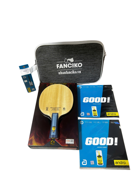 Combo cốt vợt Loki RXTON 7 PRO kết hợp đôi mặt vợt Andro Good – Nhân ...