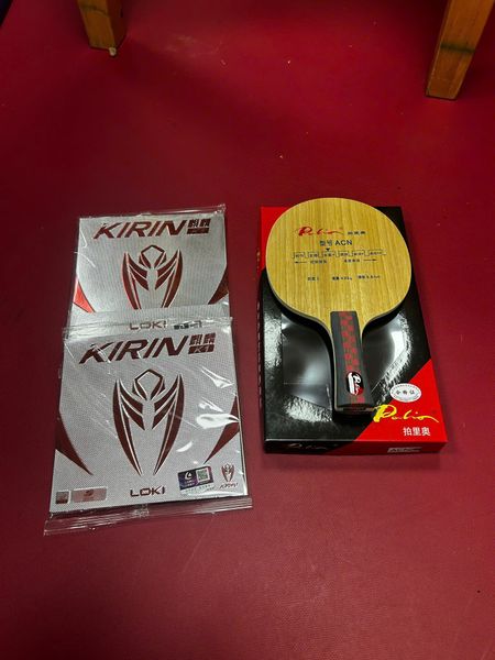 Combo cốt vợt Palio ACN kết hợp đôi mặt vợt Loki Kirin K1 – Nhân Fanciko