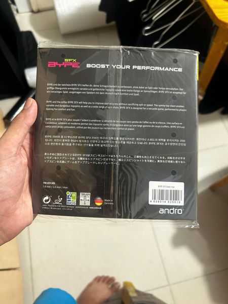 Mặt vợt Andro Bype SFX – Nhân Fanciko