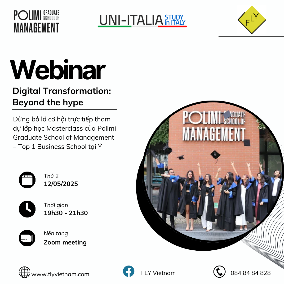 Webinar: Digital Transformation: Beyond the Hype | Polimi – FLY Vietnam