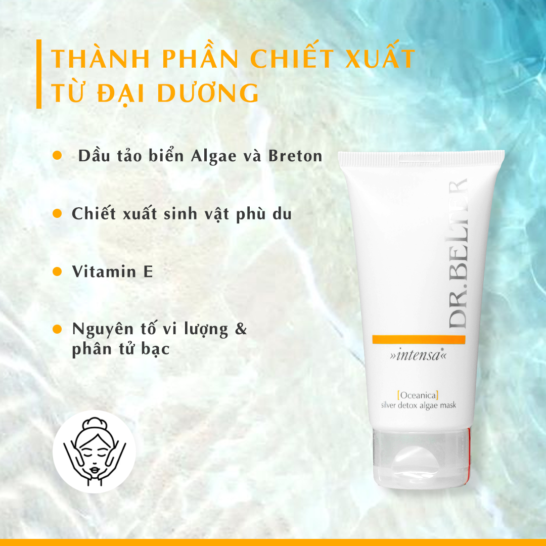 Mặt nạ tinh thể bạċ giúp đào thải độc tố Dr.Belter 504 »Intensa« Ocean – Beauty Choice
