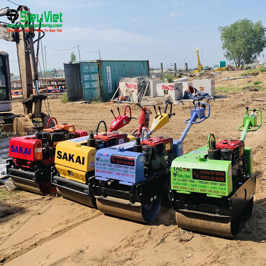 Cho thuê xe lu dắt tay theo tuần - Thủ tục đơn giản, giao máy nhanh ...