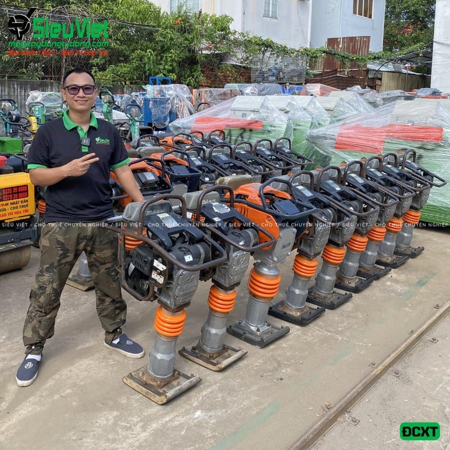 Máy đầm đất cầm tay 60-90kg nên thuê loại nào? Báo giá thuê 2025-2026 ...