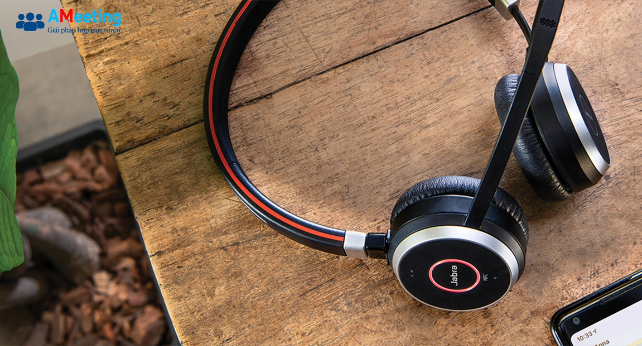 Tai Nghe Jabra Jabra Evolve 65 SE UC Stereo– AMEETING