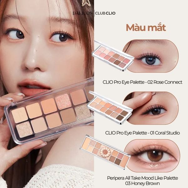 Cập nhật bảng màu MAKE UP MÙA THU ĐÔNG 2025 – Dalicos