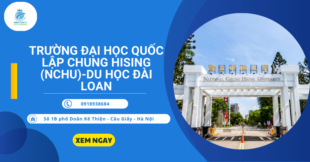 Trường Đại học Quốc lập Chung Hising (NCHU)-Du học Đài Loan – Du học ...