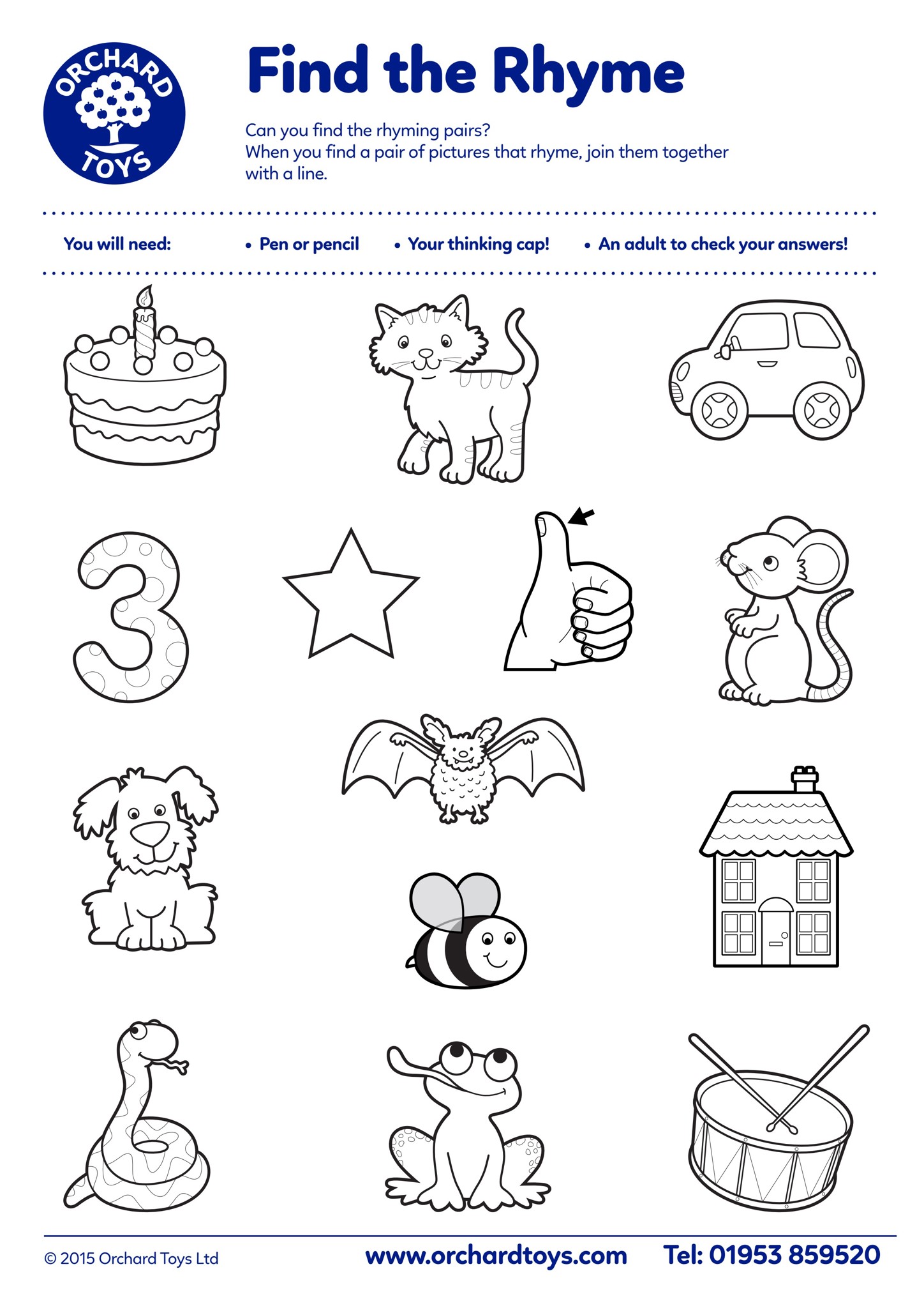 Find the Rhyme – Kidozy - Orchard Toys Vietnam