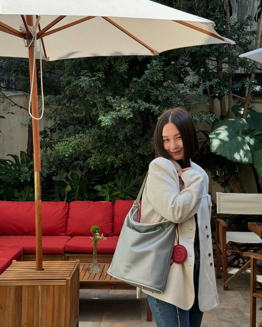 BUCKET BAG SILVER – Karatta Offical