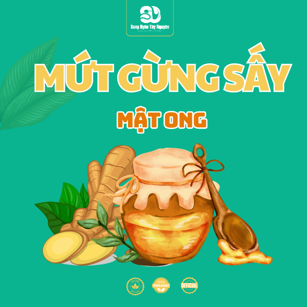 Gừng Sấy Mật Ong - 200gr - Cao Nguyên Xanh Gia Lai – Song Uyên Tây ...