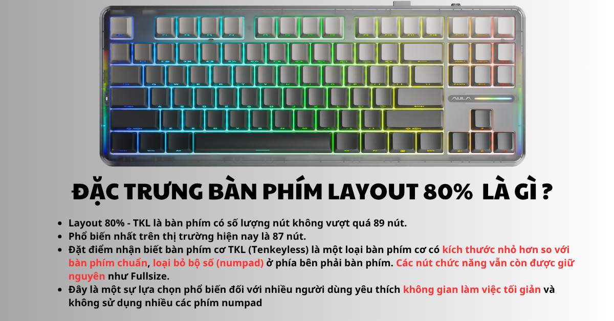 Bàn phím layout 8x – Thiên Bảo TechSpace