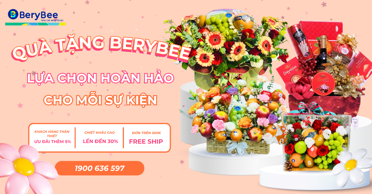 BeryBee|Chuỗi Trái Cây Nhập & Giỏ Quà Tặng Doanh Nghiệp