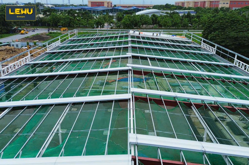 LEWU Groups cập nhật dự án GO! Củ Chi: Hoàn Thiện Thi Công Phần Mái ...