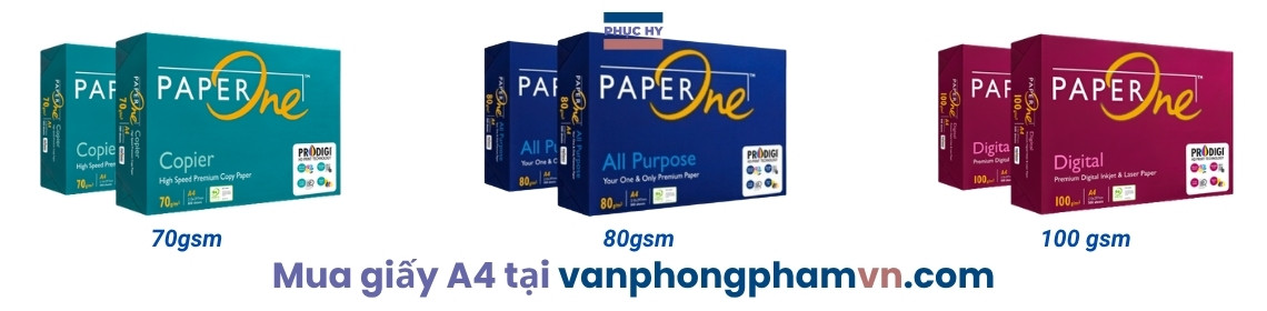 Giấy Paper One - Nhập khẩu Indonesia - Phục Hy
