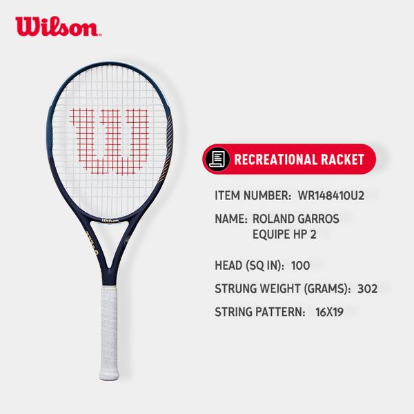 Vợt Tennis Wilson Roland-Garros Equipe WR148410U | wilsonsports.com.vn