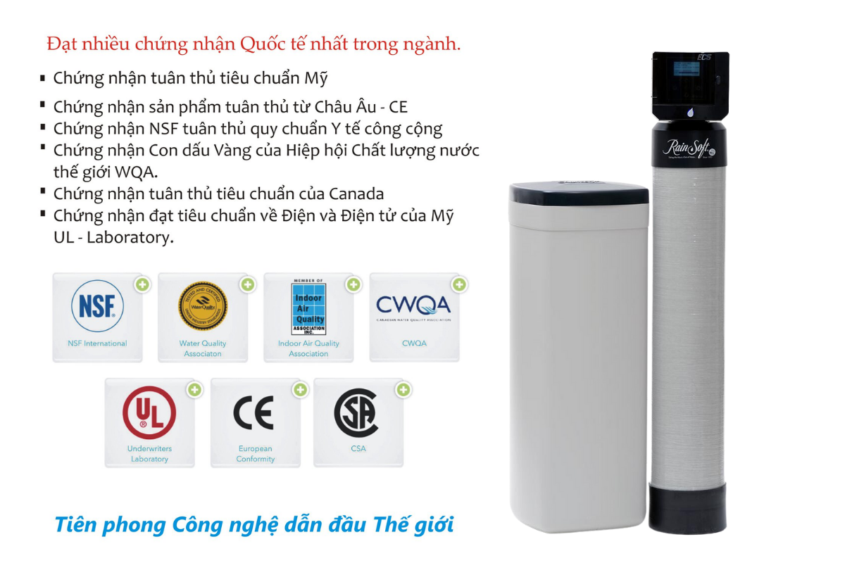 Hệ thống xử lý nước đầu nguồn RainSoft EC5 – Kingwater