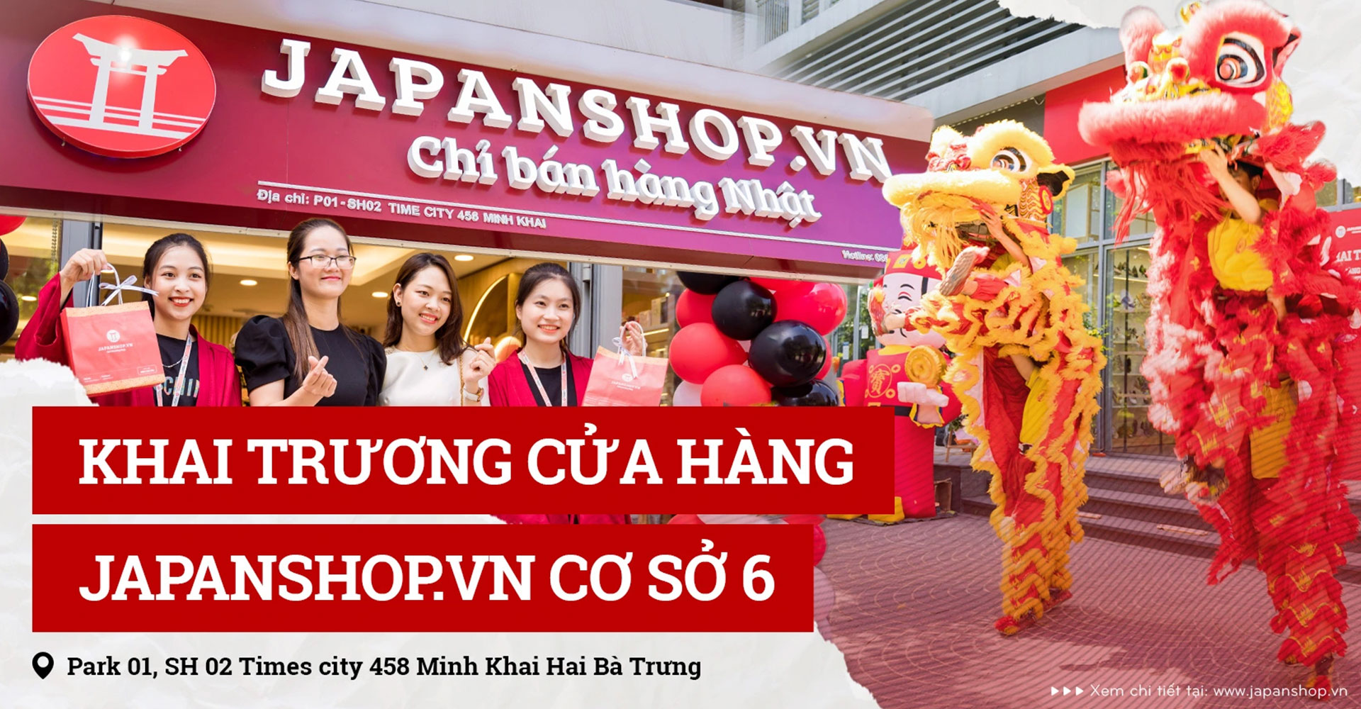 Japanshop.vn times city - toàn cảnh khai trương