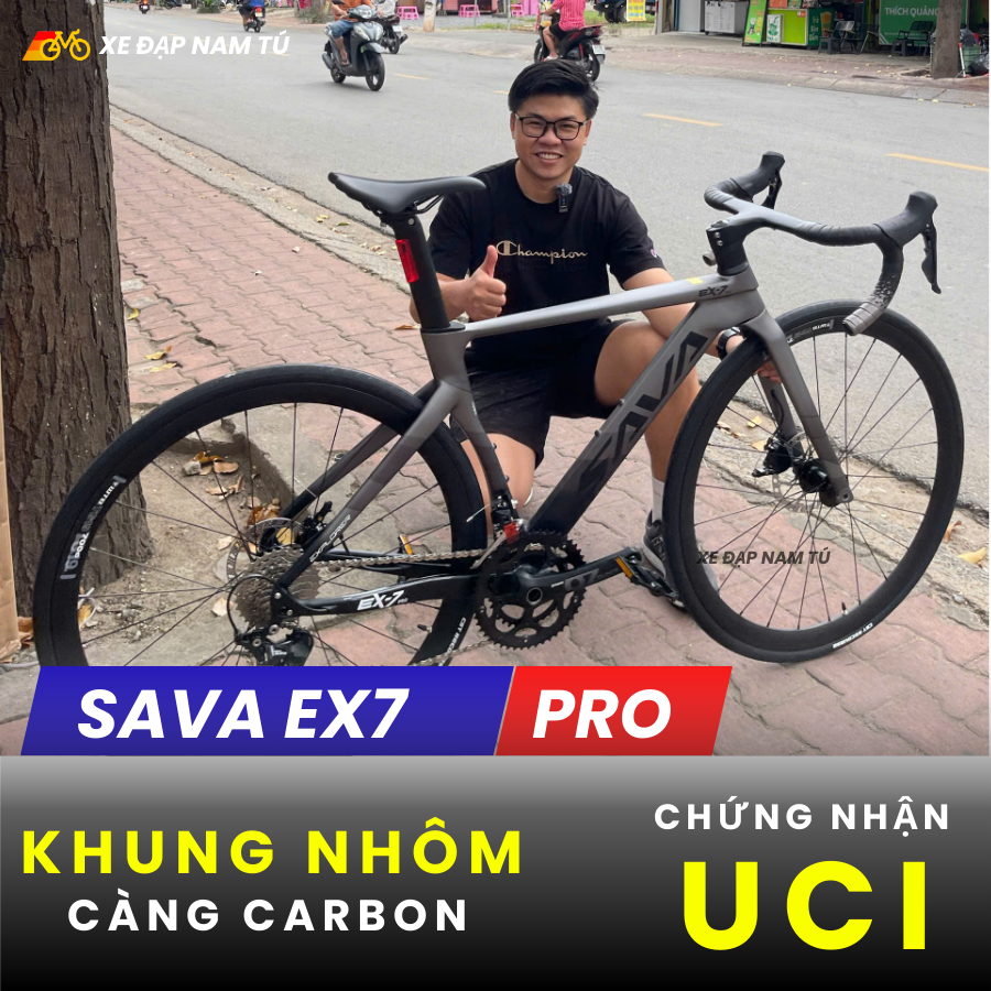 Xe Đạp Đua Sava Ex7 Pro – Xe Đạp Nam Tú