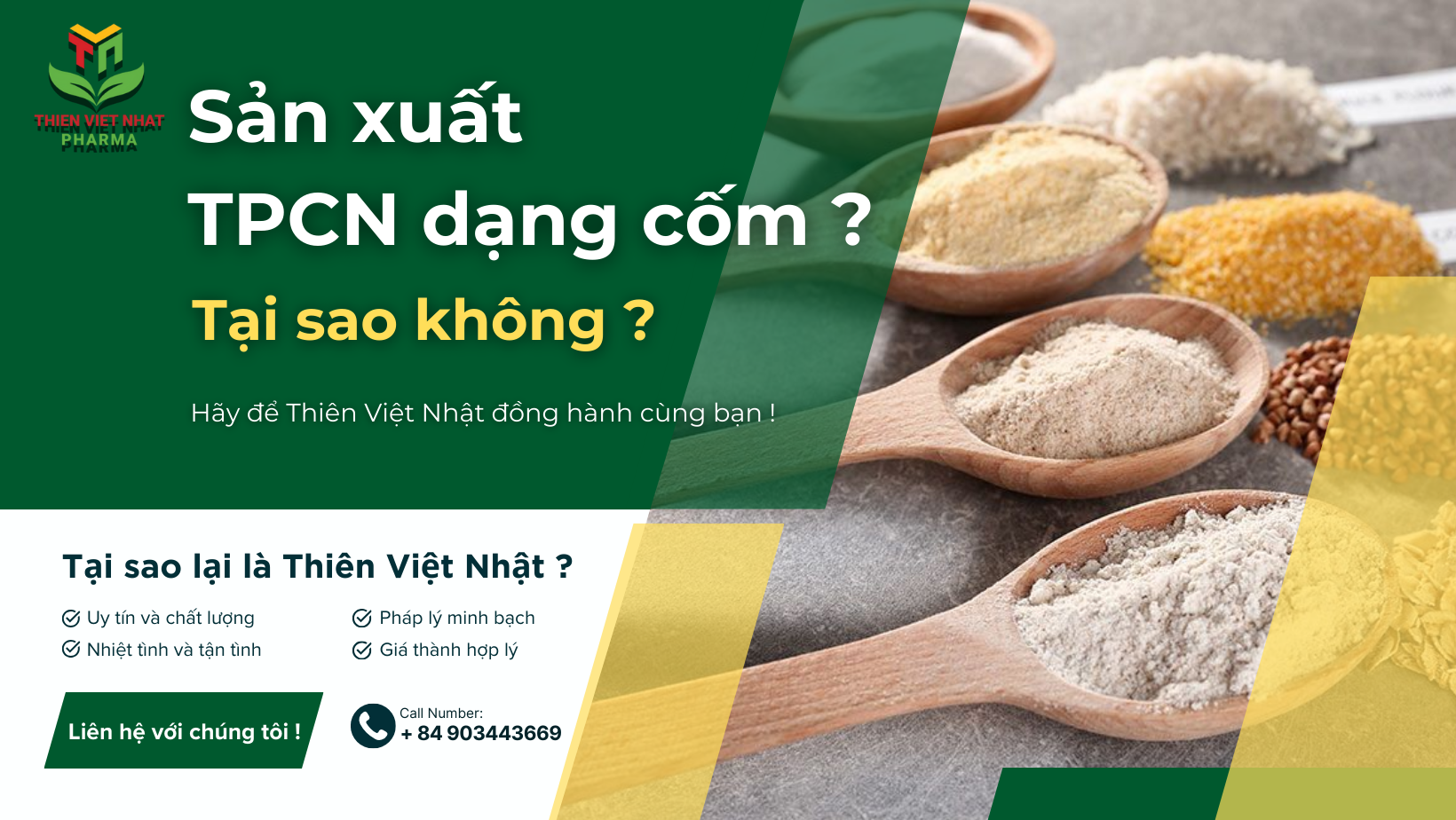 Nhà máy gia công / sản xuất TPCN dạng cốm bột uy tín, chất lượng – Công ...