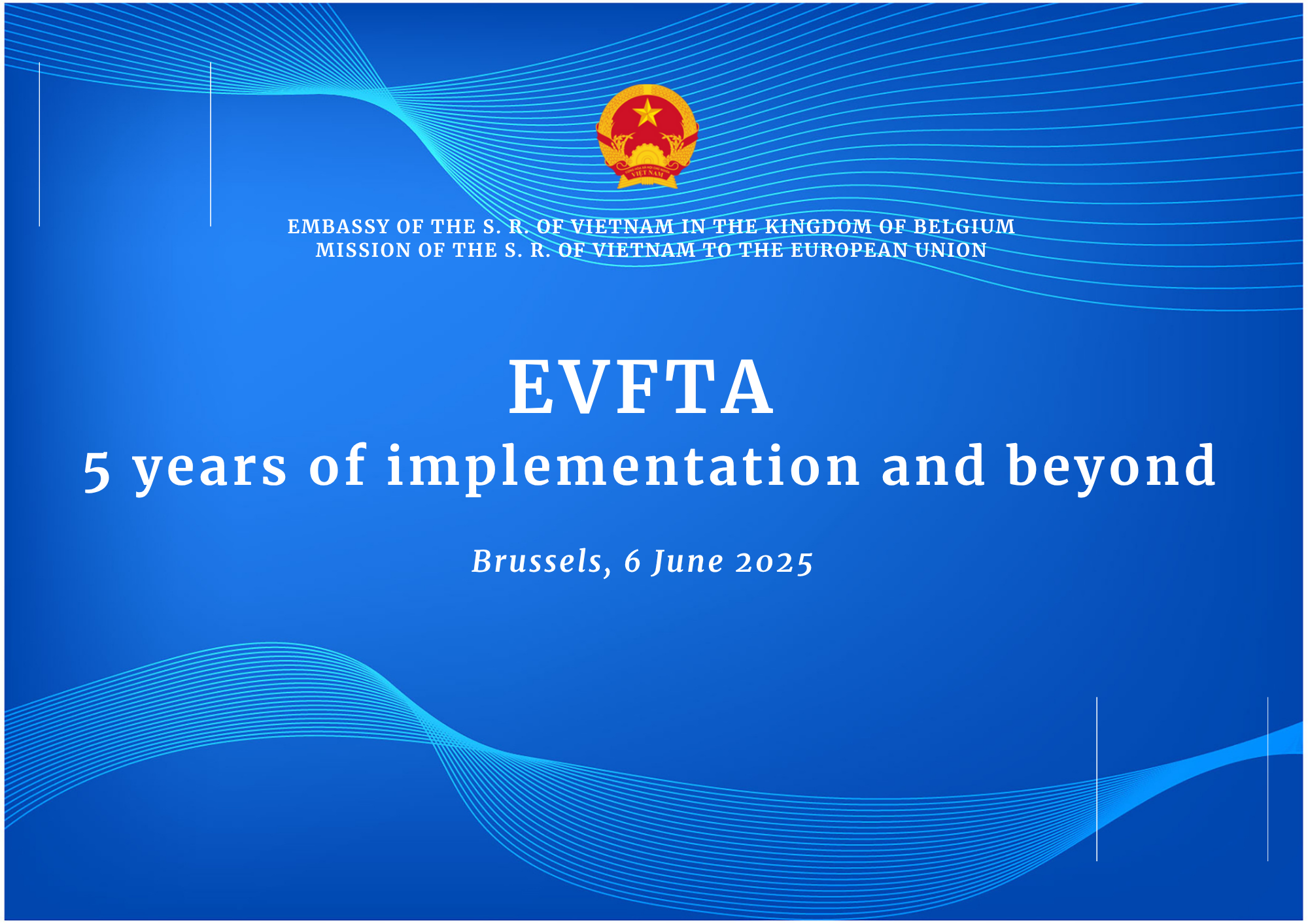 "5 years of implementing EVFTA and future vision" took place on June 6 ...