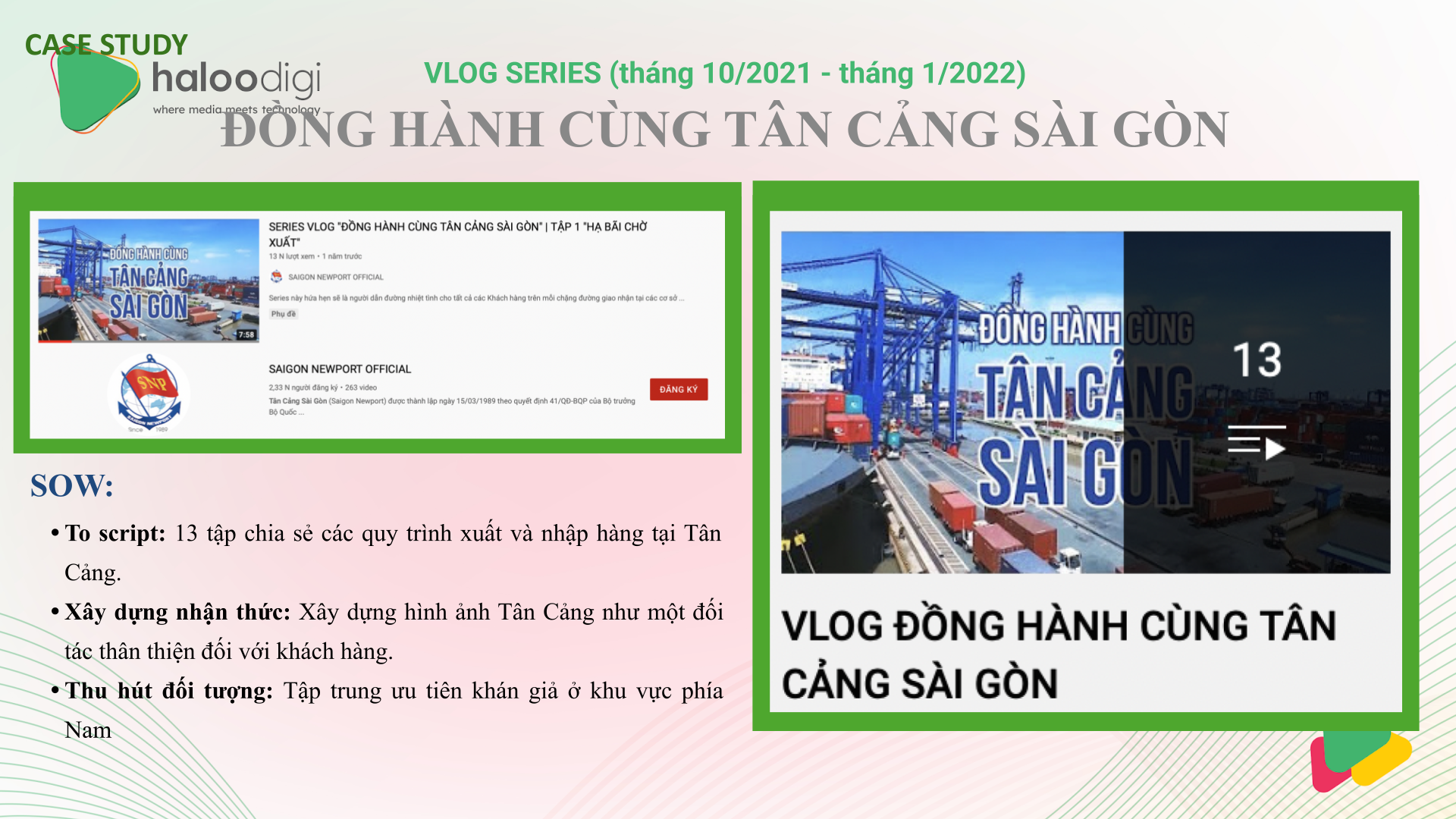 Case study Tân Cảng Sài Gòn – Haloo Digi