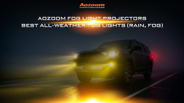 Best All-Weather Fog Lights (Rain, Fog) | AOZOOM STONE vs WASP vs ANT