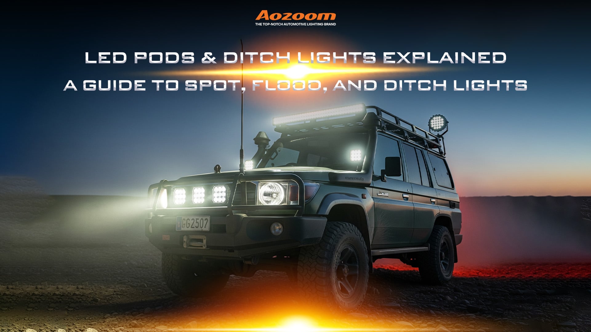 LED Pods & Ditch Lights Explained: A Complete Guide | AOZOOM
