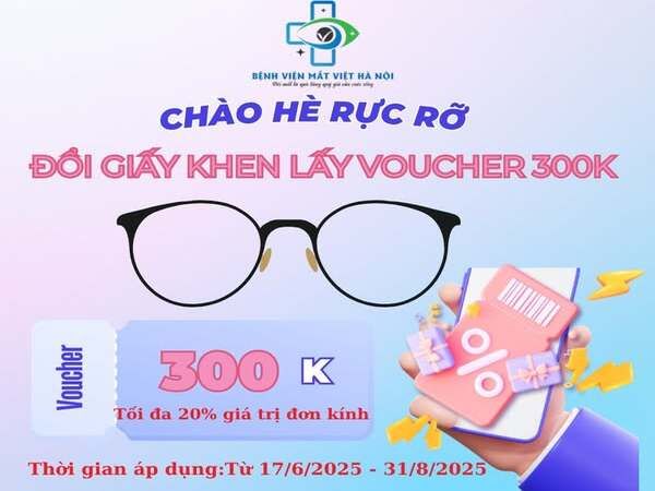 CHƯƠNG TRÌNH ĐỔI GIẤY KHEN NHẬN NGAY VOUCHER MIỄN PHÍ 300K