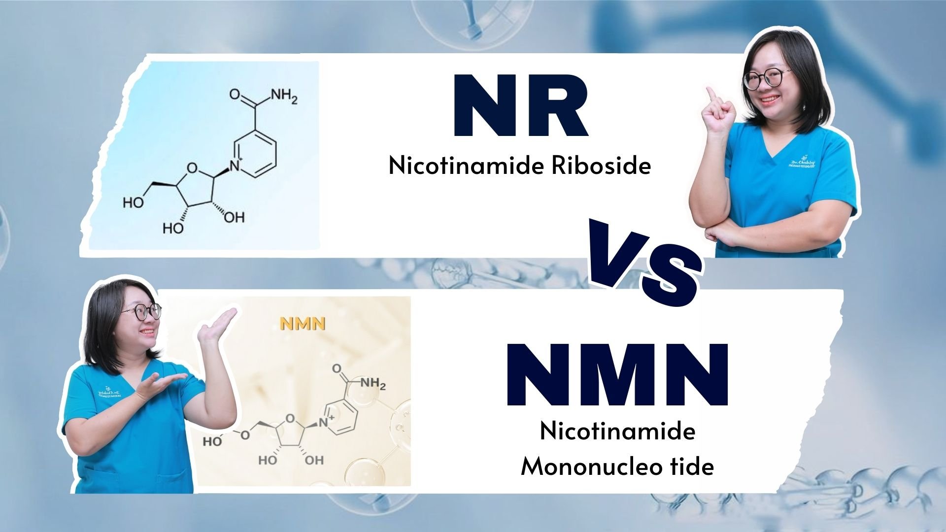 NMN vs NR: So Sánh Hiệu Quả Và Tác Dụng Phụ Chi Tiết – Dr Chubby
