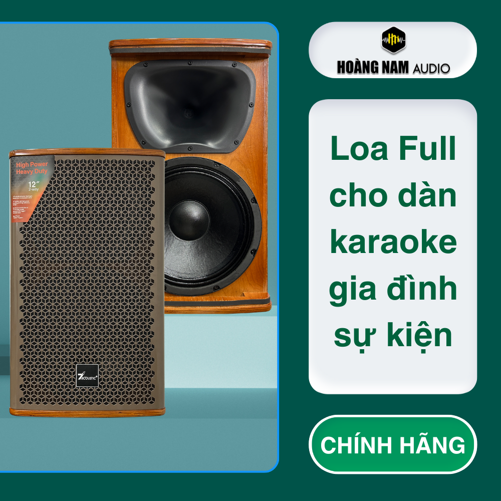 Loa Full cho dàn karaoke gia đình và chuyên nghiệp | Hoàng Nam Audio