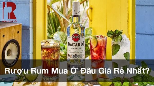 Rượu Rum Mua Ở Đâu? Bảng Giá Các Loại Rượu Rum Bán Chạy
